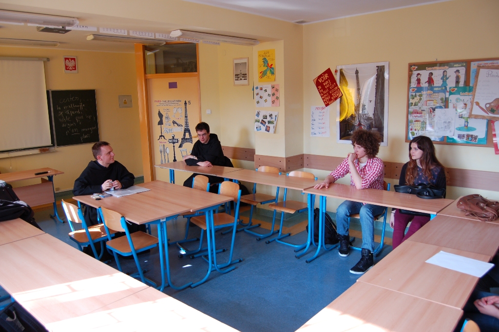 Katecheza w LO3 w Gdyni | Franciszkańskie Duszpasterstwo Powołaniowe